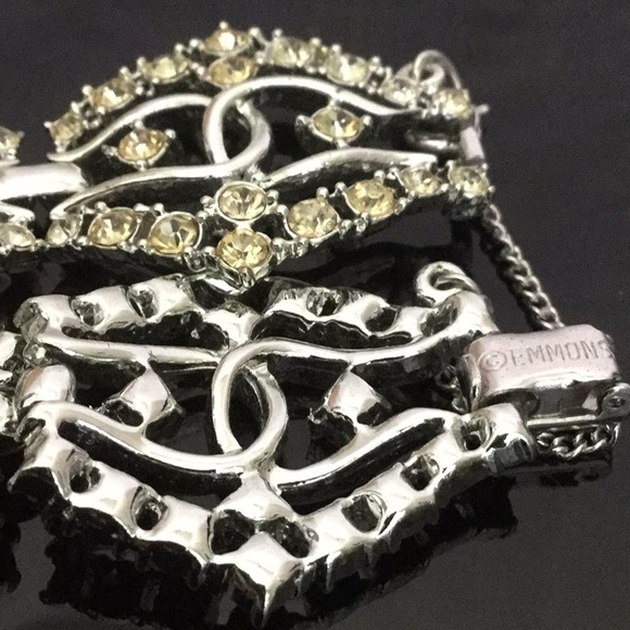 Emmons | Jewelry | Vtg7emmonsspecial Issuebracelergoldsilverrhinest ...